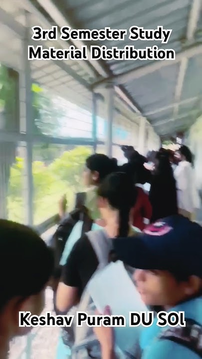 SOL 3rd Semester study Material Distribution in Du sol Campus 2024 | Sol Study Material ...