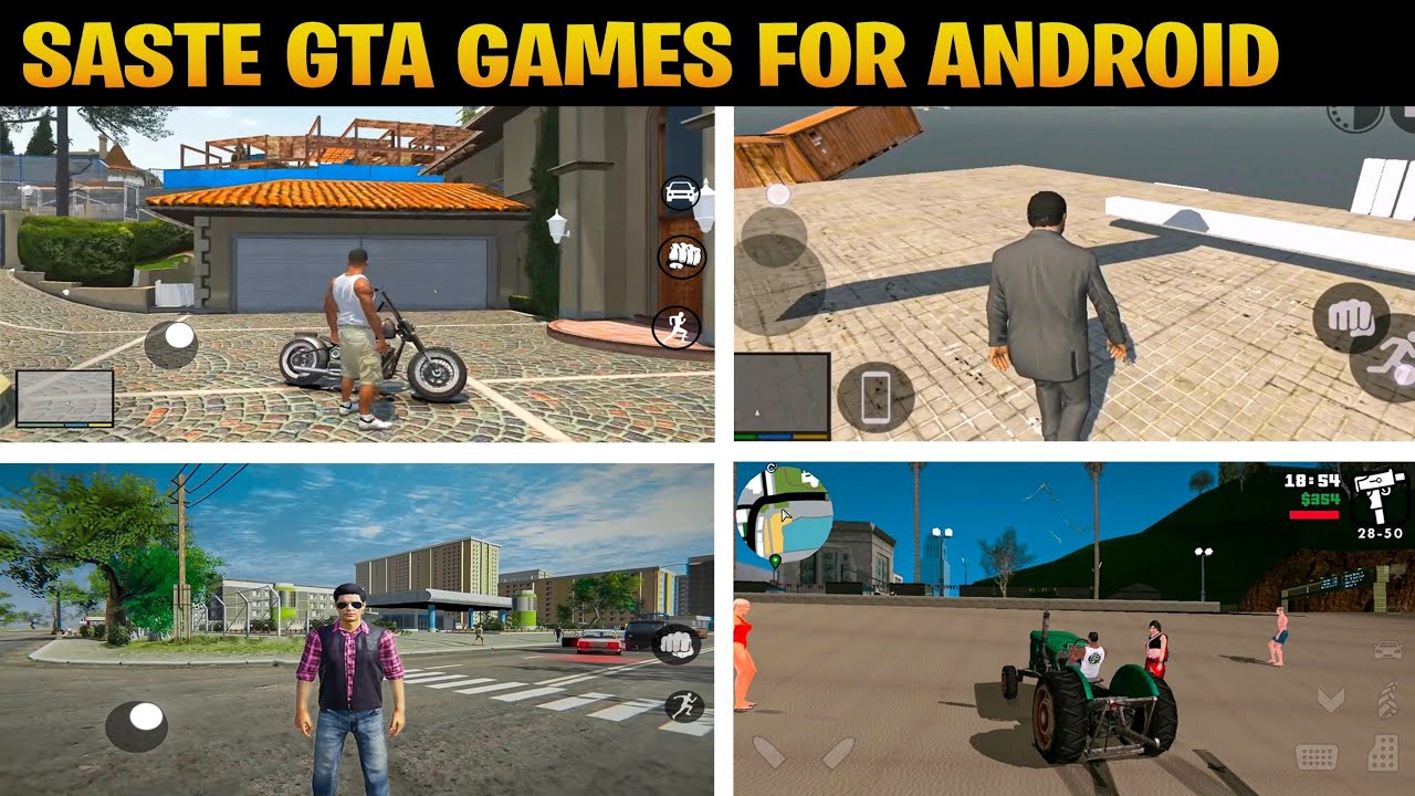 I Tried Saste Gta Games From Play Store | Top 7 Saste GTA Games For ...