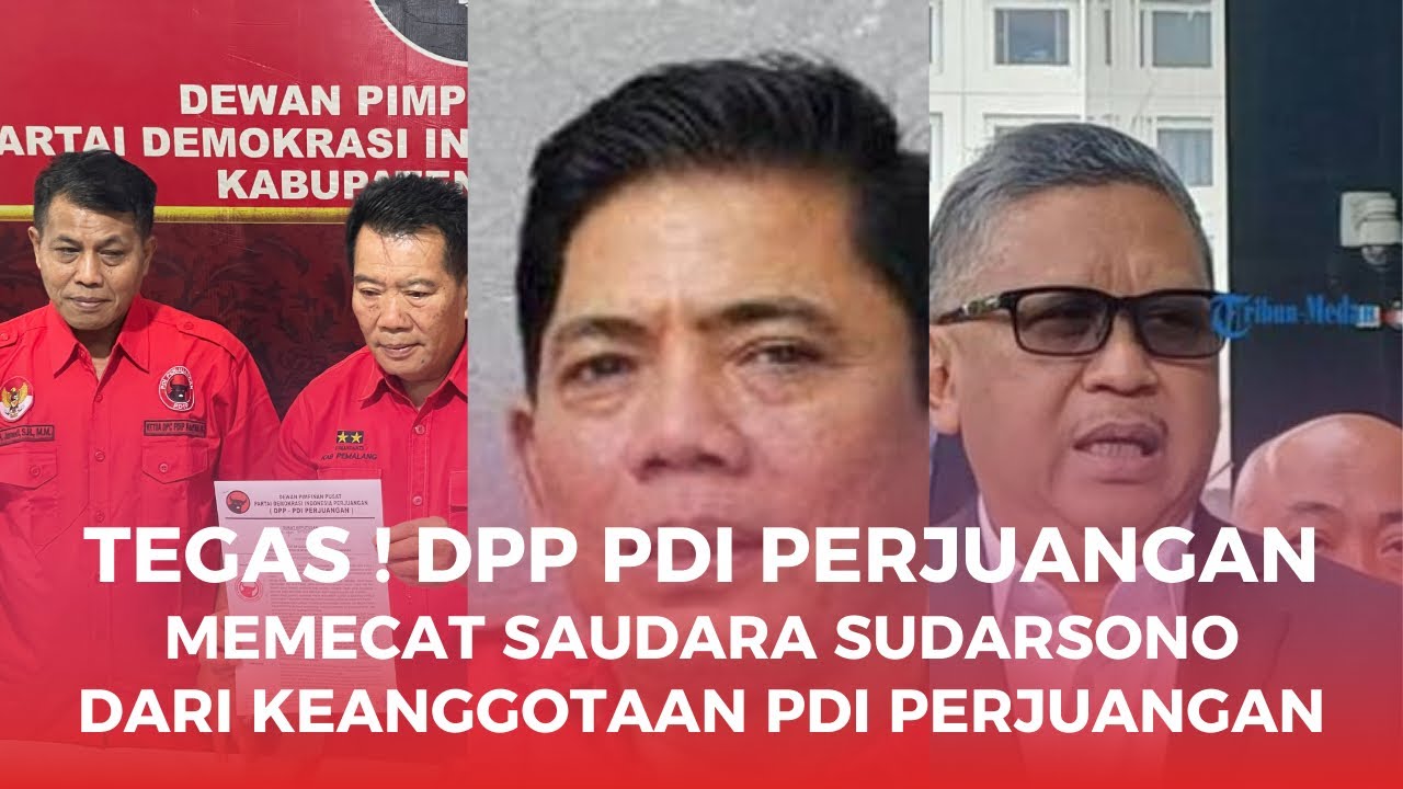 PEMECATAN KADER PDI PERJUANGAN YAKNI BAPAK SUDARSONO, S.Pt - YouTube