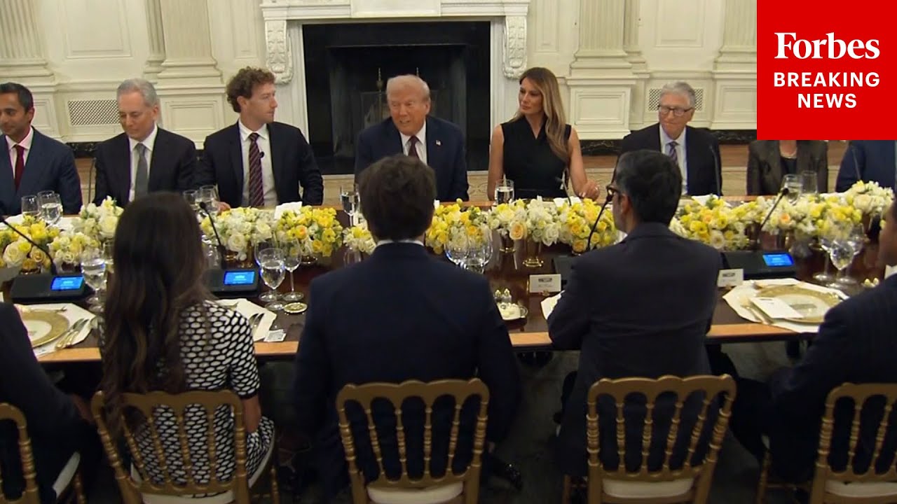 HAPPENING NOW: President Trump Hosts Big Tech Ceos At The White House ...
