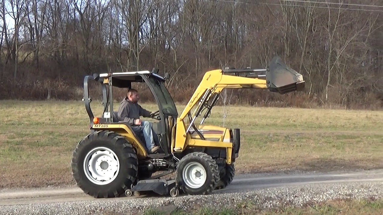 2004 CHALLENGER MT285 4X4 TRACTOR WITH LOADER - YouTube