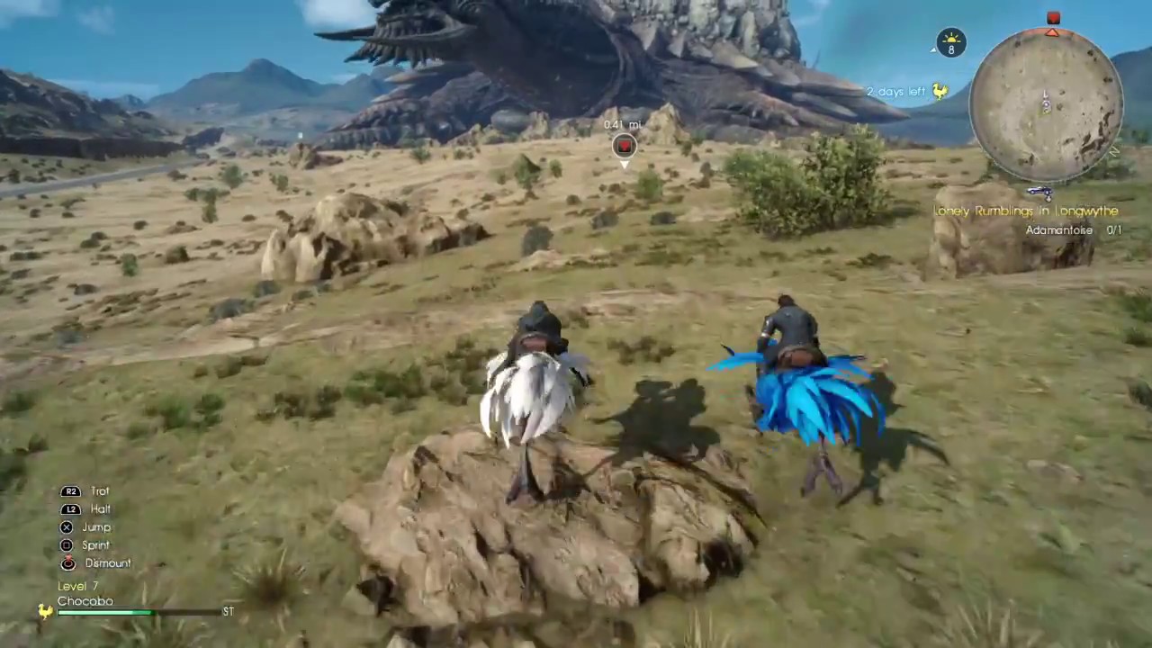 [FINAL FANTASY XV] Adamantoise BOSS Fight (アダマンタイマイ) - YouTube