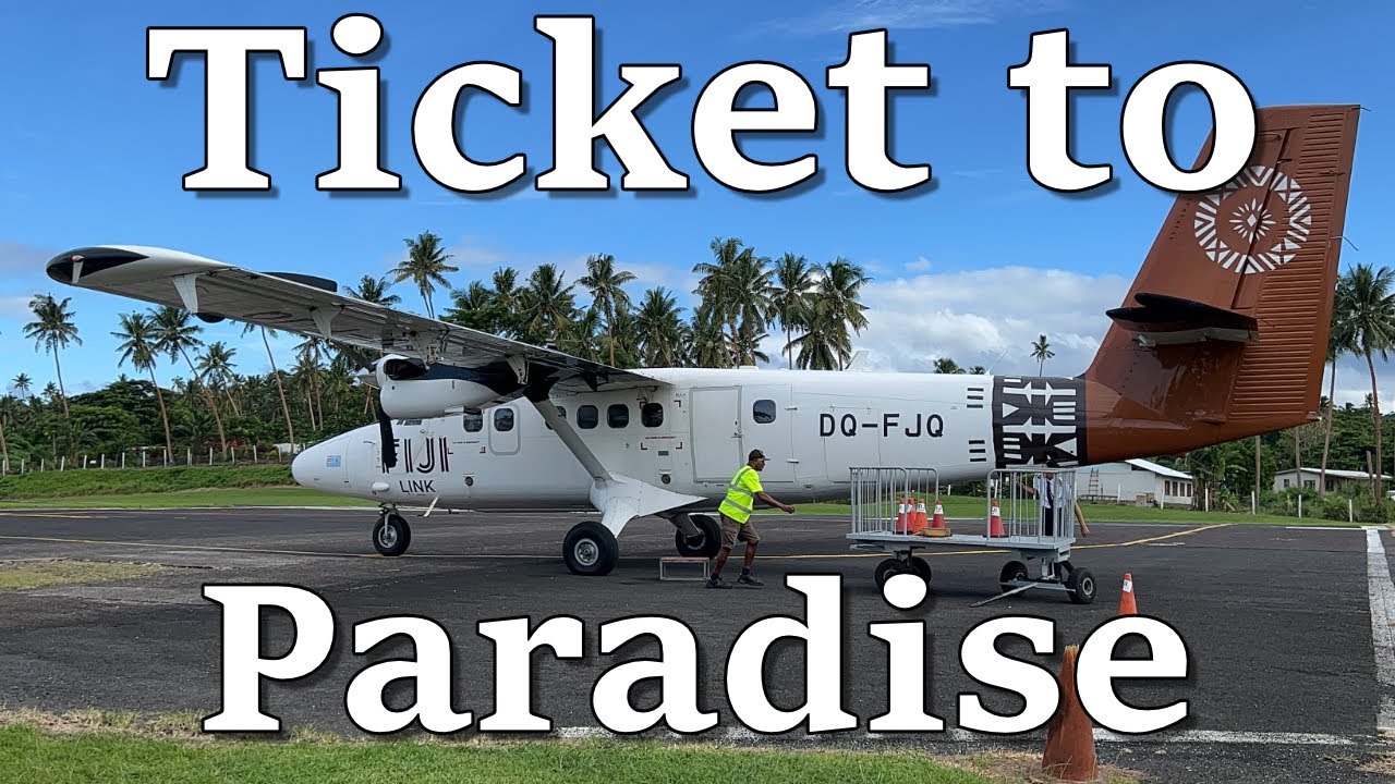Workhorse of the South Pacific! Fiji Link DHC-6 Twin Otter from Nadi to ...