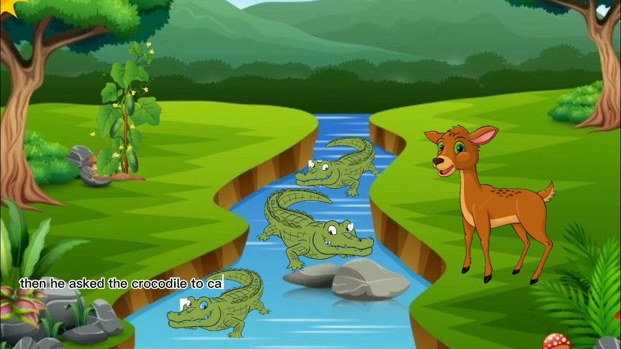 The mouse deer and crocodile | Retteling story - YouTube