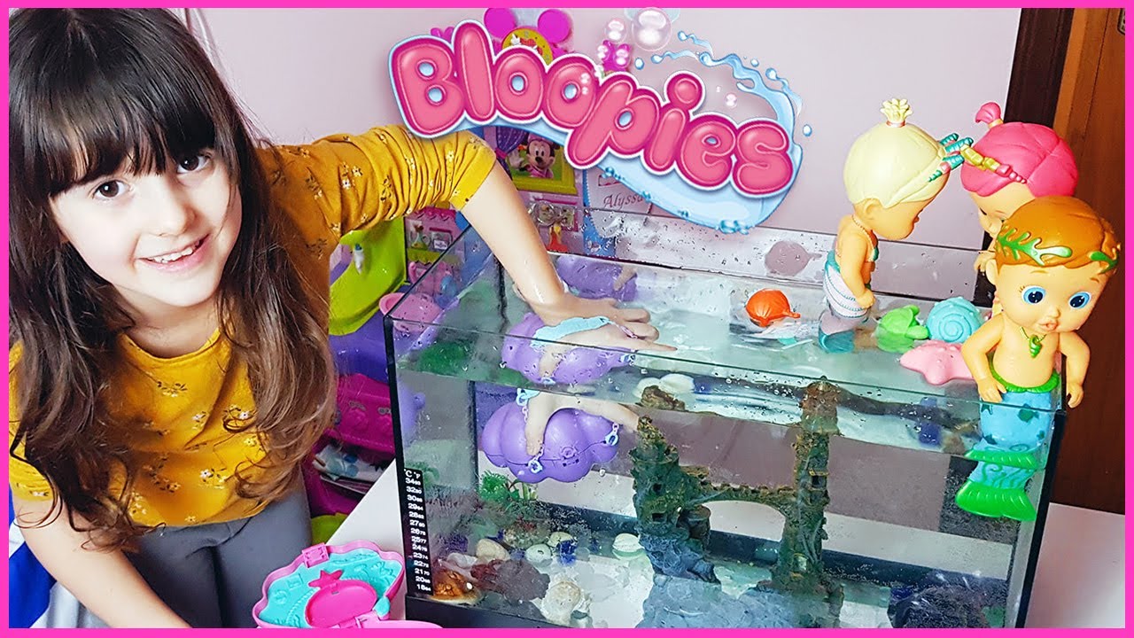 🧜‍♀️ UNBOXING IN ACQUARIO! 😱 Shellies e Bloopies Mermaids 🧜‍♂️ - YouTube