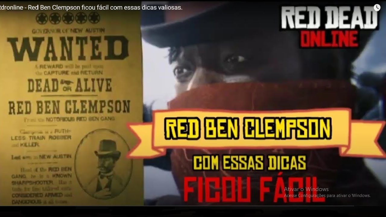 RED BEN CLEMPSON - 5 Stars Legendary Bounty SOLO and EASY - RDOnline ...