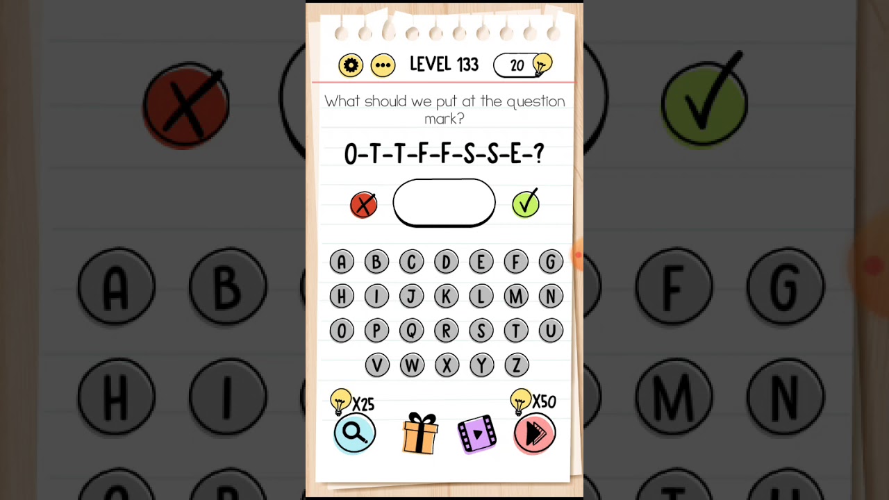 Brain Test Level 133 What Should We Put At The Question Mark brain-test-level-133-what-should-we-put-at-the-question-mark