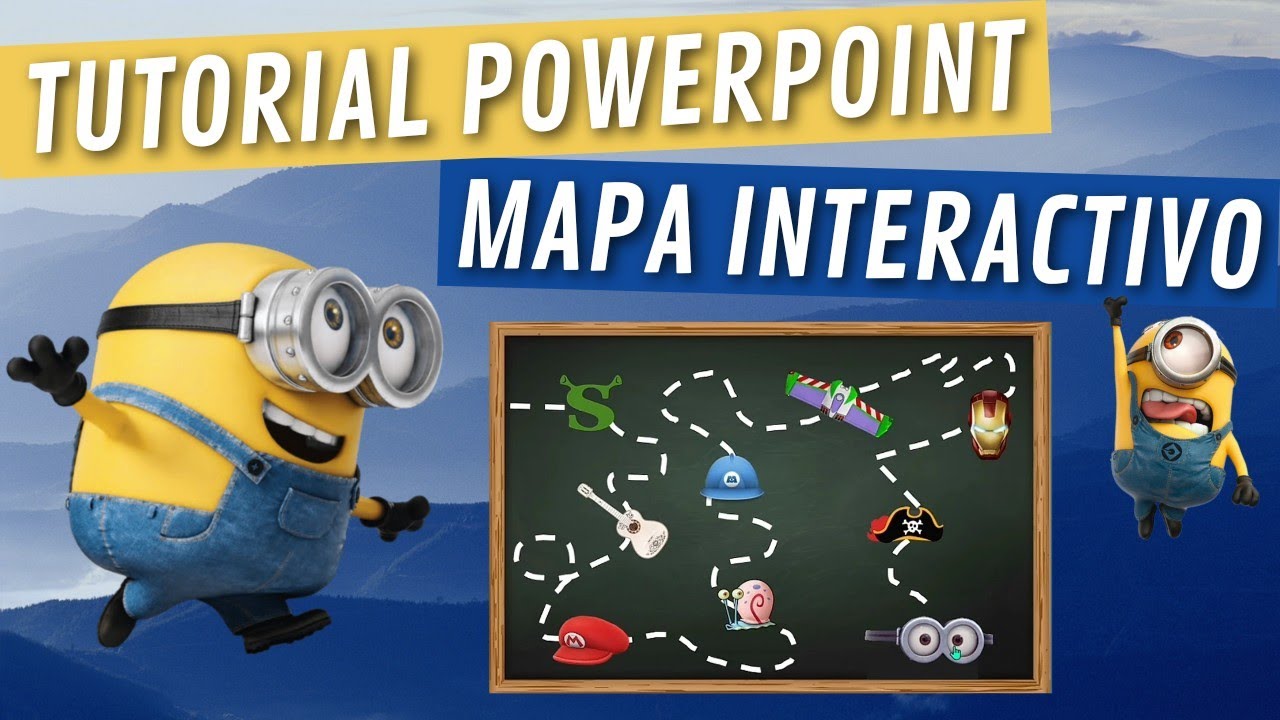 💣 MAPA INTERACTIVO en POWERPOINT 🎮| TUTORIAL PASO A PASO👣|💰DESCARGA GRATIS💰|8 juegos en 1😲 ...
