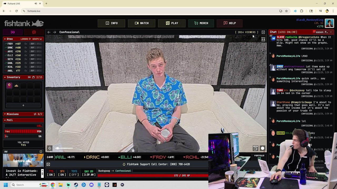 Alex B lets watch FISHTANK s4 live - YouTube