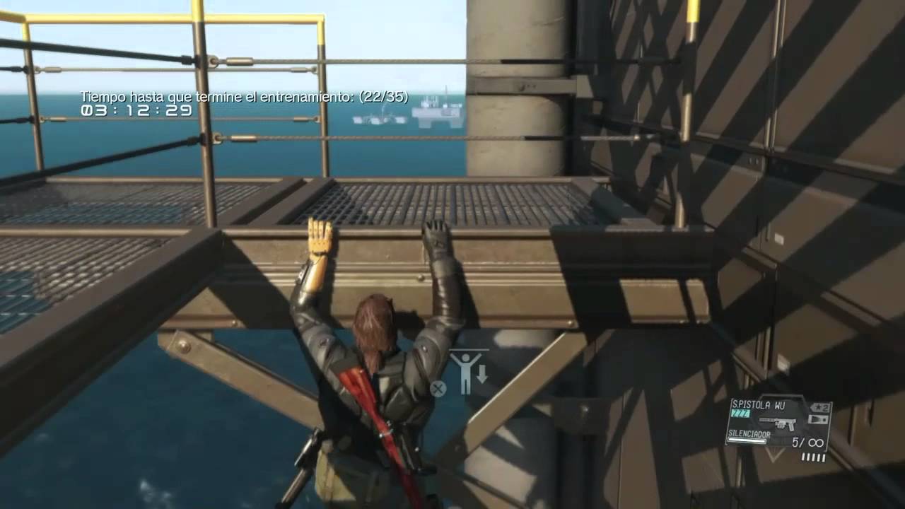 MGS V: Target Practice in Mother Base (R&D Platform) - YouTube