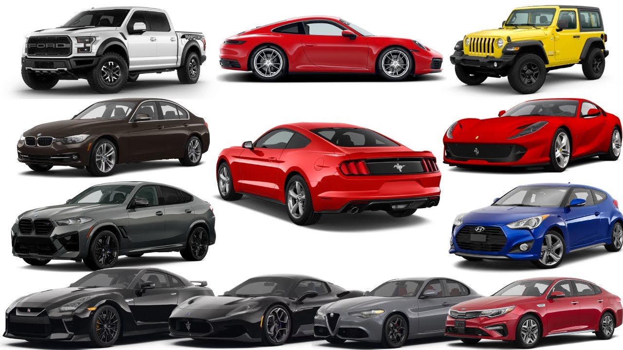 Major Cars (Famous Brands And Models) | Turbotec - YouTube