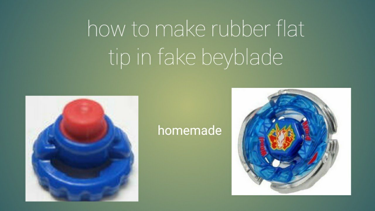 how to make a rubber flat tip of beyblade #beyblade #video - YouTube