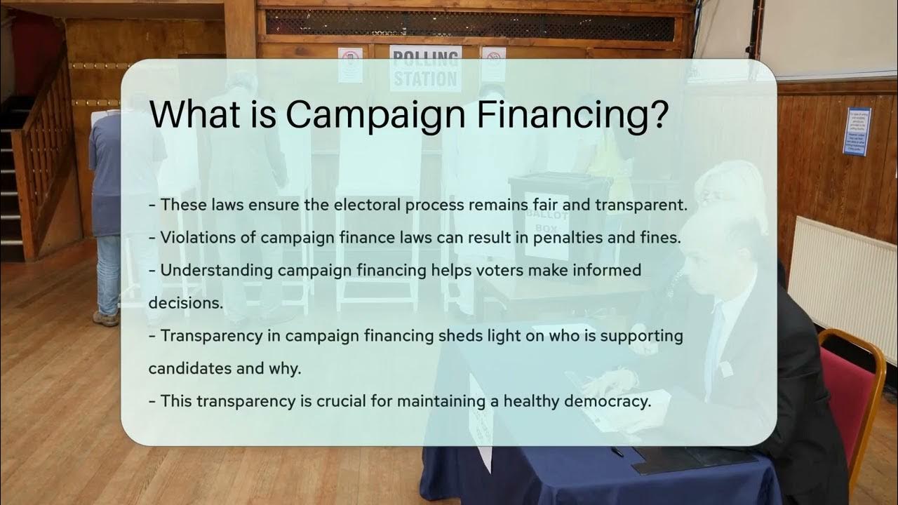 What is Campaign Financing? - CountyOffice.org - YouTube