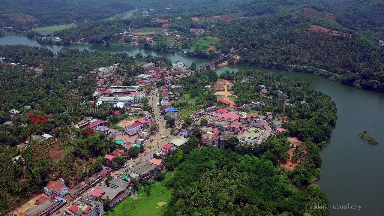 Iritty Town High Quality Helicam / Drone Video - YouTube