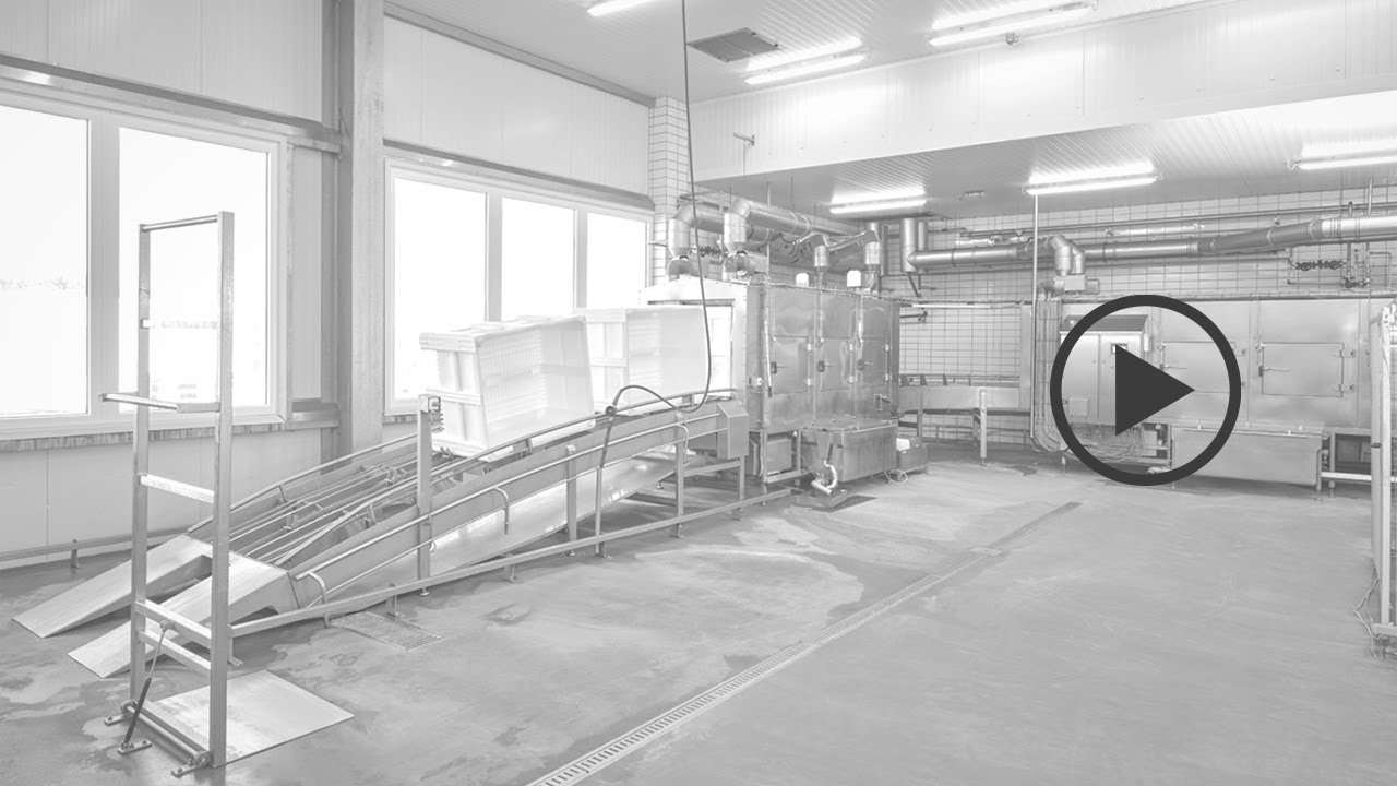 Industrial washing system for cleaning large containers, standard ...