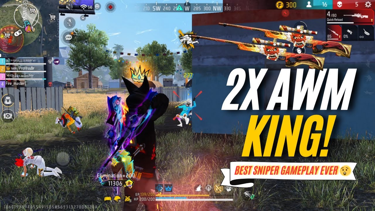 2x Sniper (AWM) King 😨 2x AWM Gameplay in Top 1 Lobby 😲 by Mr ...