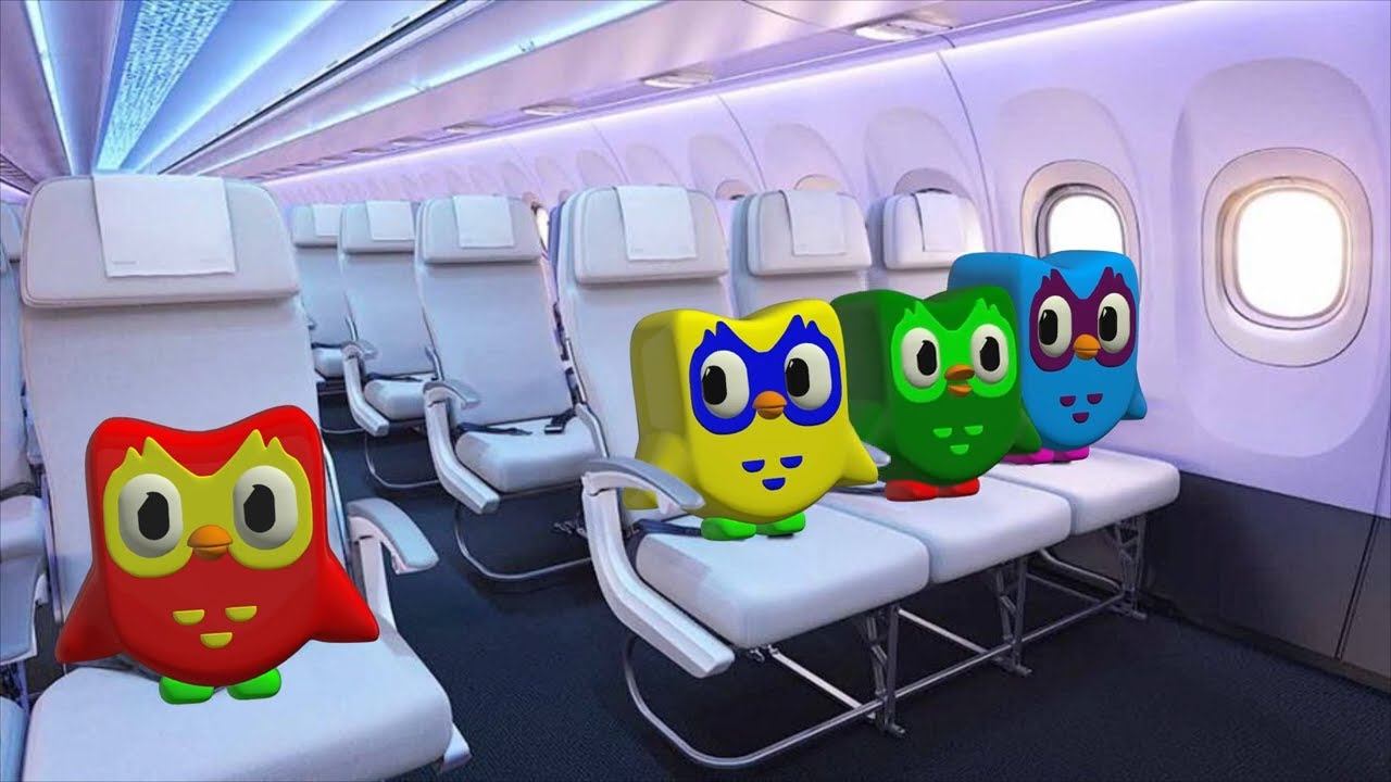 The Duolingo Family on the Plane | Realistic CGI VFX Story - YouTube