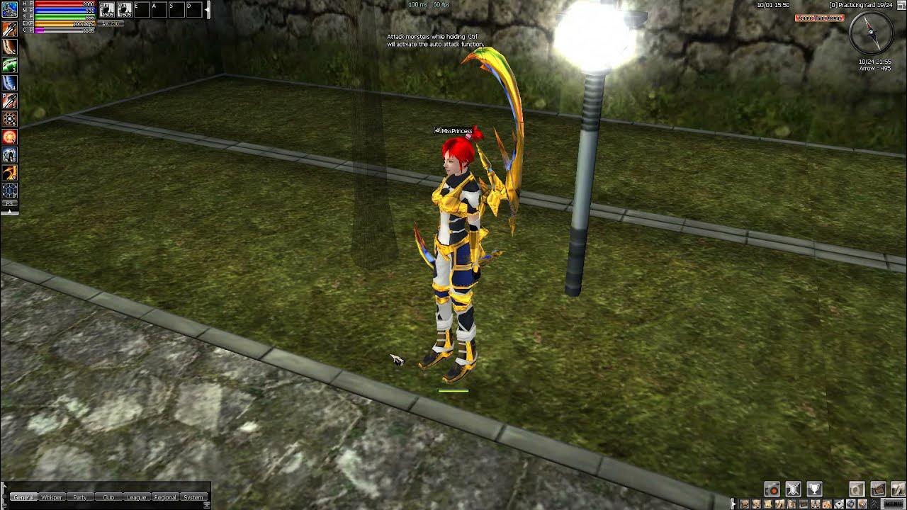 RAN Online - Archer Pow Skills 7-237 - YouTube