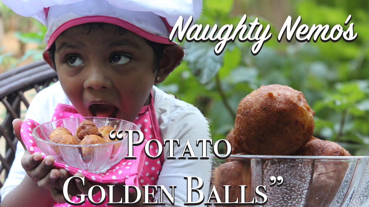 Nemo's kitchen | Potato golden balls | Naughty Nemo | Cooking is fun ...