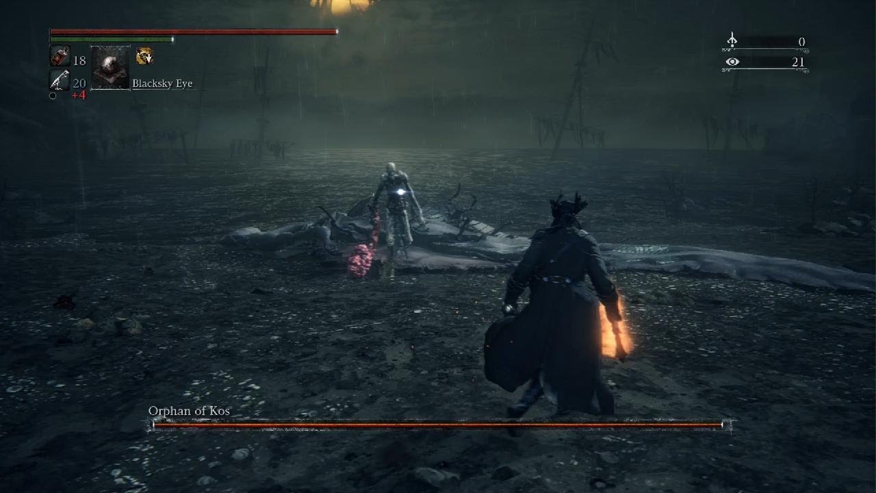 Bloodborne Orphan of Kos Ps5 4k Boss fight - YouTube