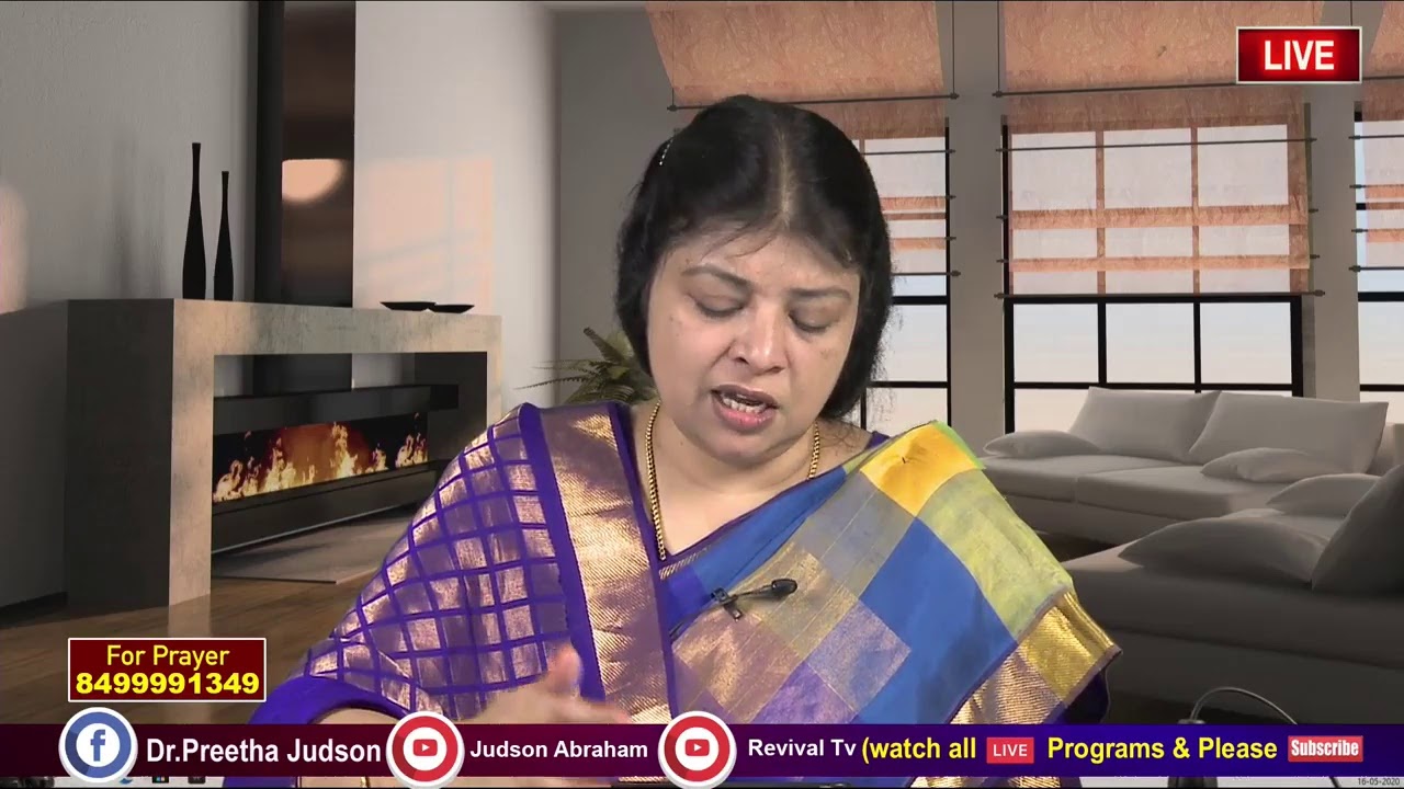 Live Message By Dr.Preetha Judson - YouTube