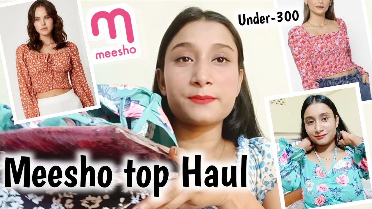 Meesho crop top Haul || Meesho Haul | Rs-300| Meesho tops|| New ...