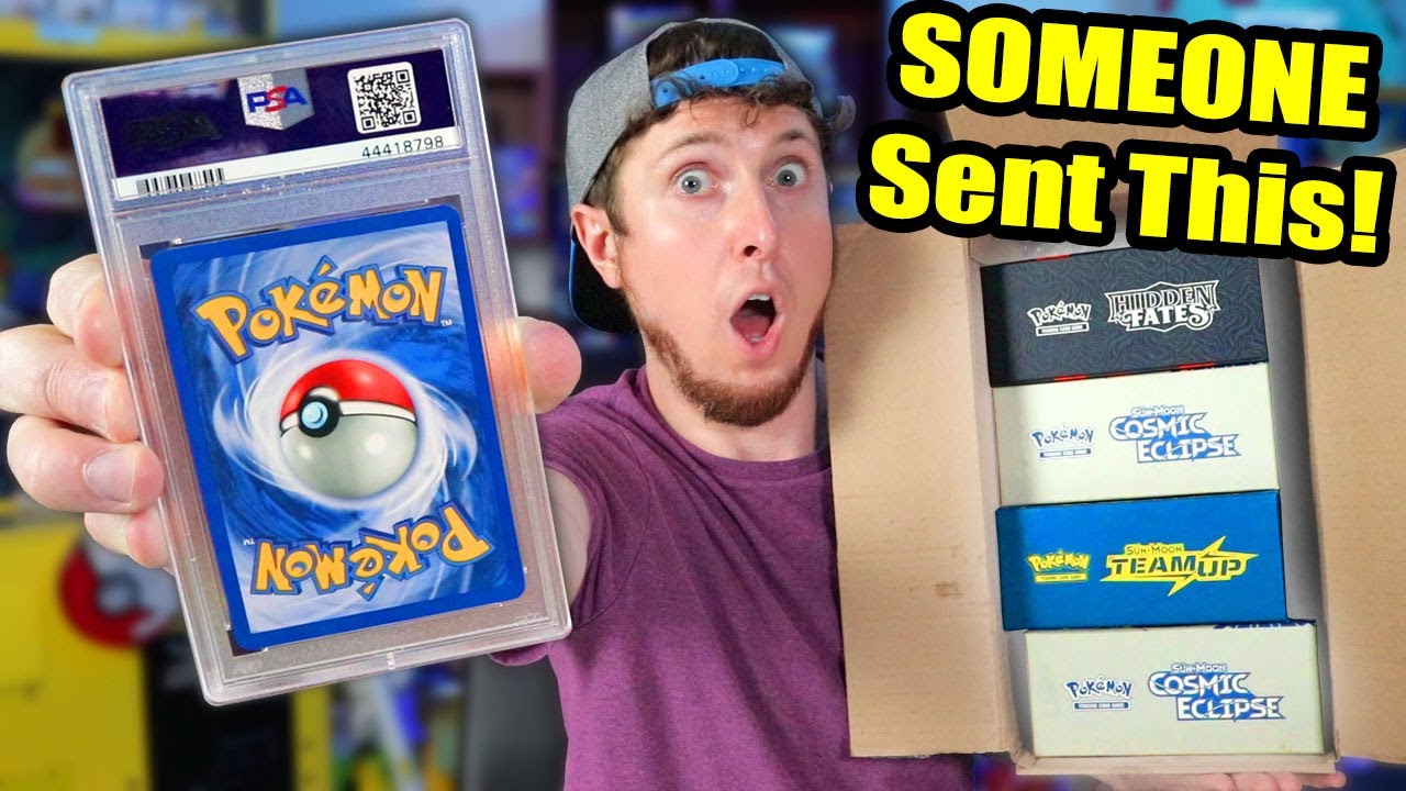 NO WAY...SOMEONE SENT THIS! Huge Pokemon Cards Fan Mail Unboxing! (PSA ...