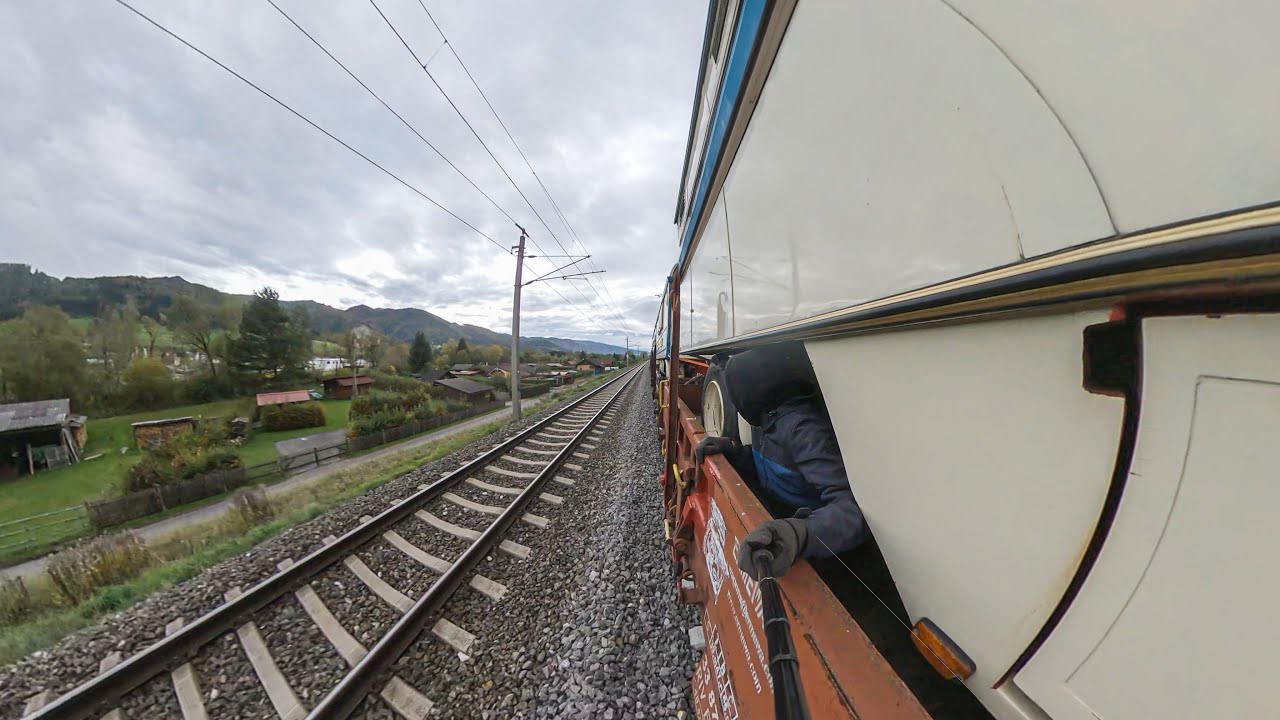 Exciting Train Ride With Beautiful Landscapes of the Alps - YouTube