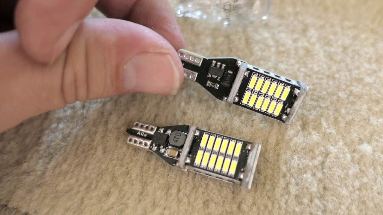 Alla Lighting - 912 921 Reverse LED Lights Bulbs - QX56/QX80 - YouTube