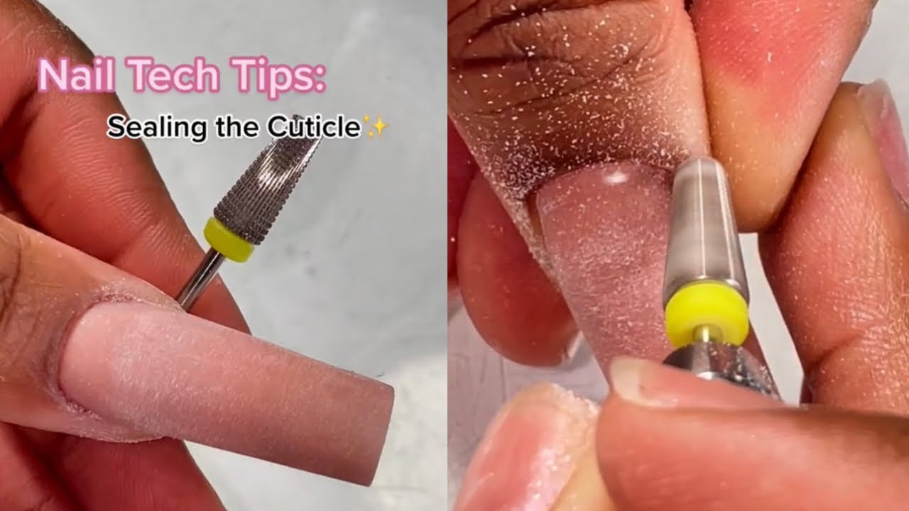 HOW TO SEAL THE CUTICLE FOR BEGINNERS #nailtutorial # ...