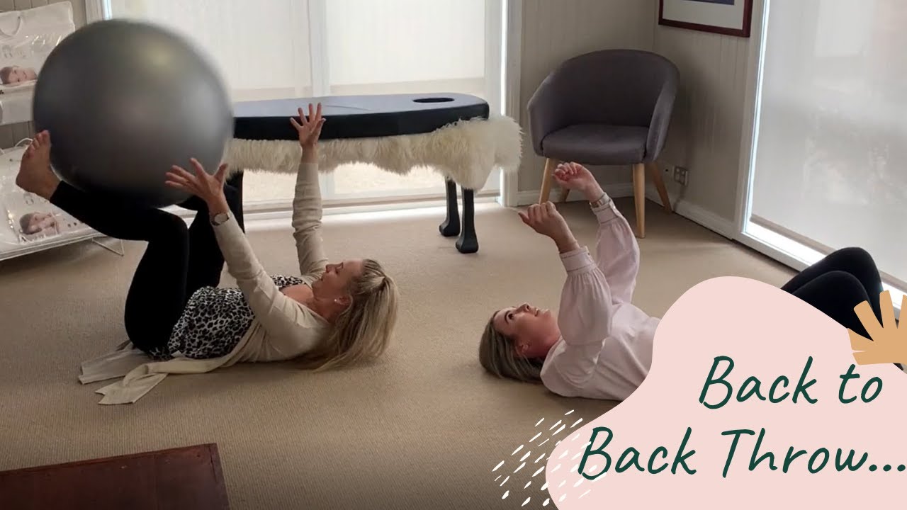 Ball Exercises: #4 Back to Back Throw - YouTube