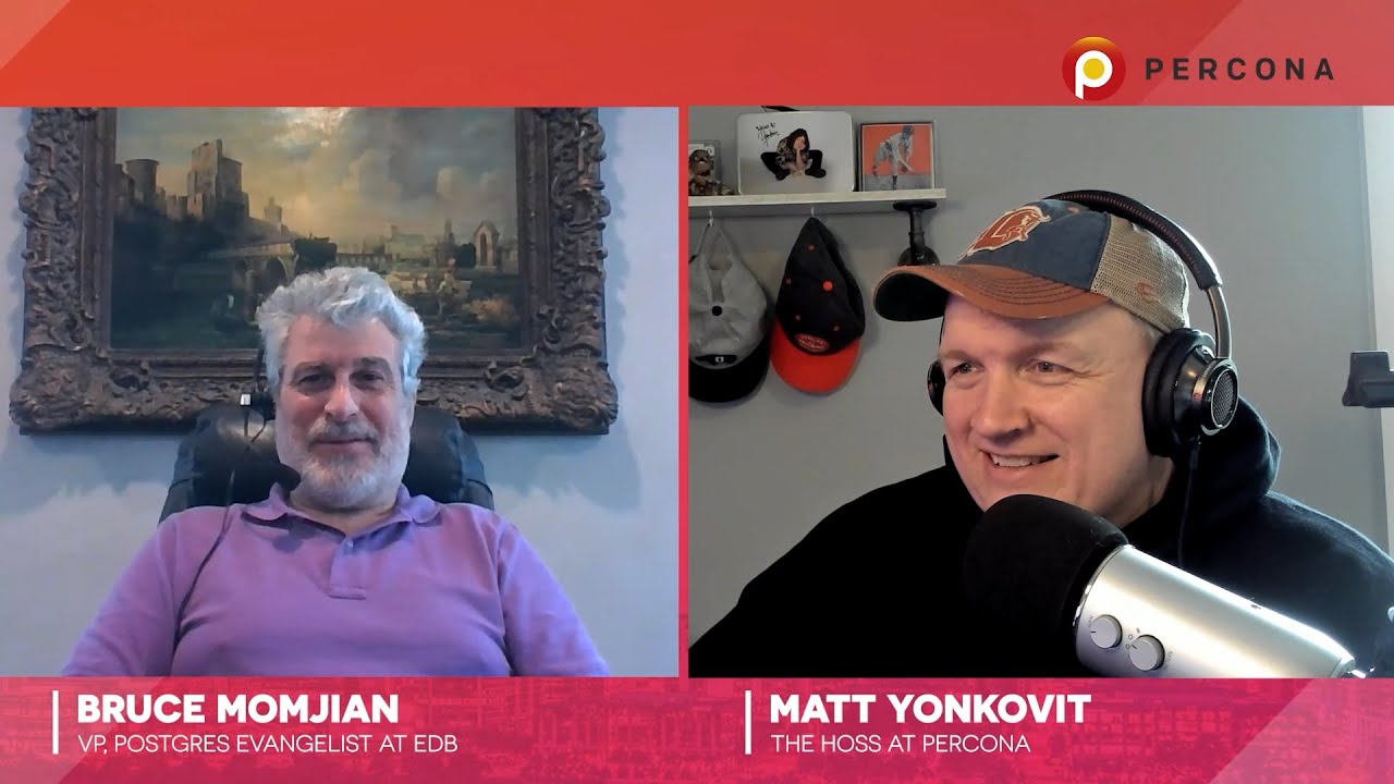 Road to Percona Live 2022 - Bruce Momjian - PostgreSQL Talk - YouTube