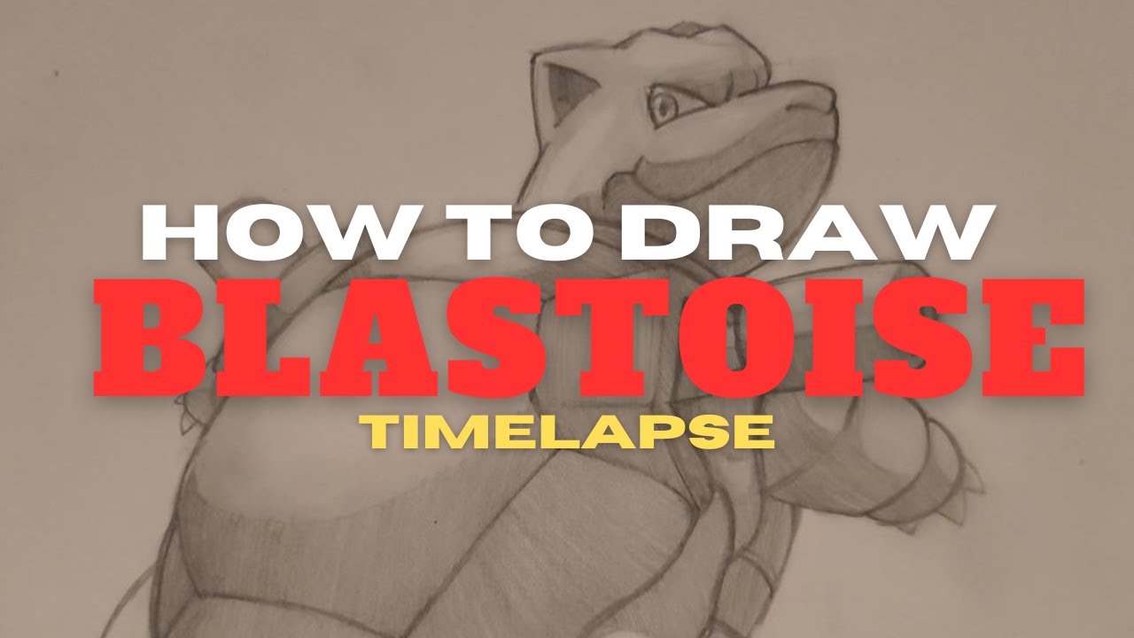 How to Draw Blastoise | Timelapse - YouTube