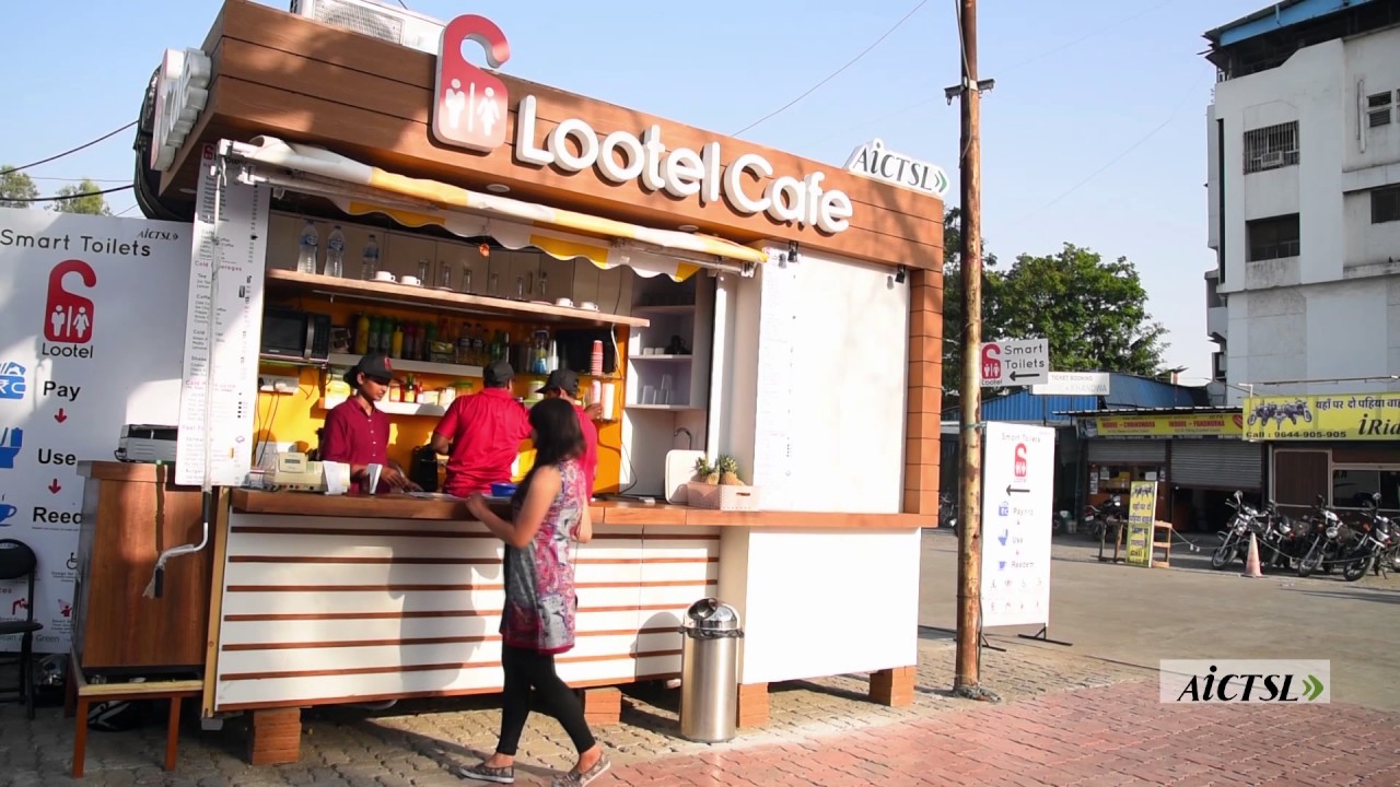 Lootel Cafe - Smart Toilet & Cafe - YouTube