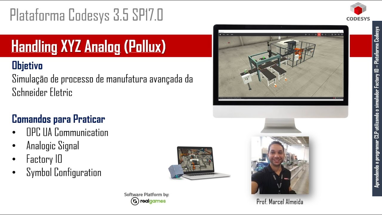 Demo - Handling XYZ - Programação estruturada - Factory IO + CoDeSys ...