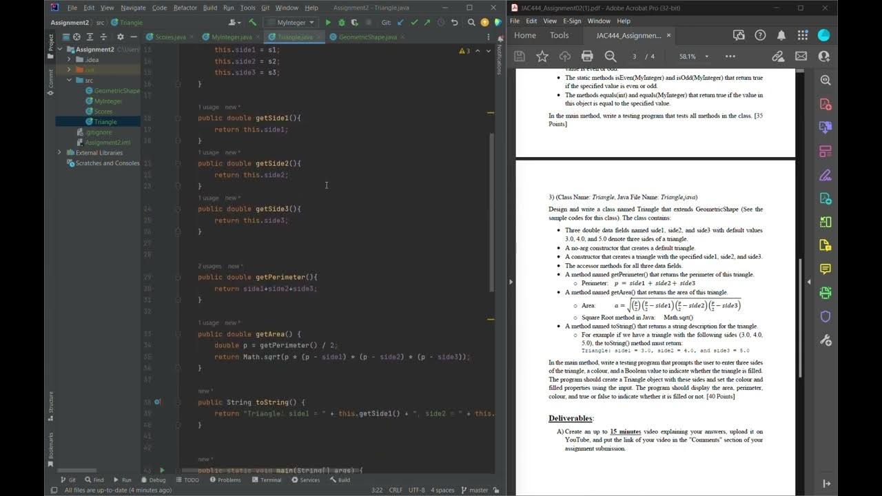 Java Assignment 2 Youtube