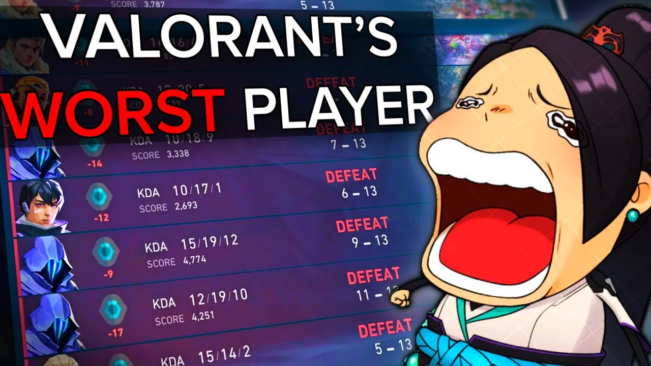 Valorant's Worst Player - YouTube