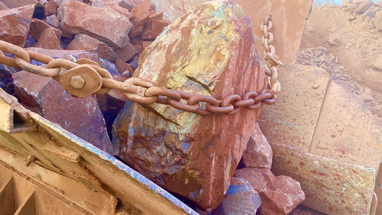 The Sand Rock Jaw Crushing”BIG Stone Cushing process”Jaw Crushers in ...