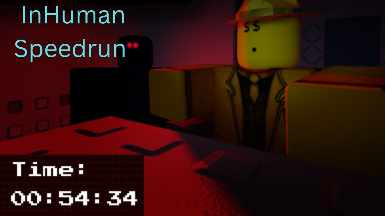 InHuman (Roblox) : Nightmare Mode Under A Minute (Speedrun) - YouTube