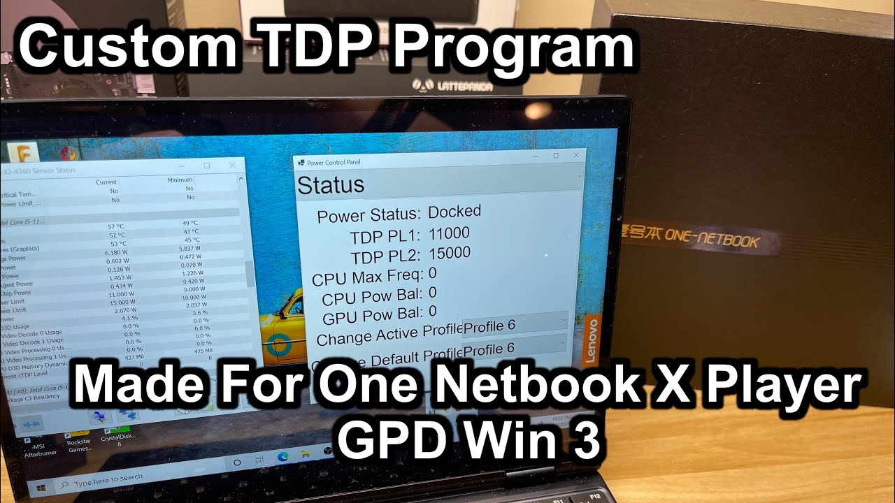 Changing TDP made easy - Custom Power Control Panel for Ice Lake and ...