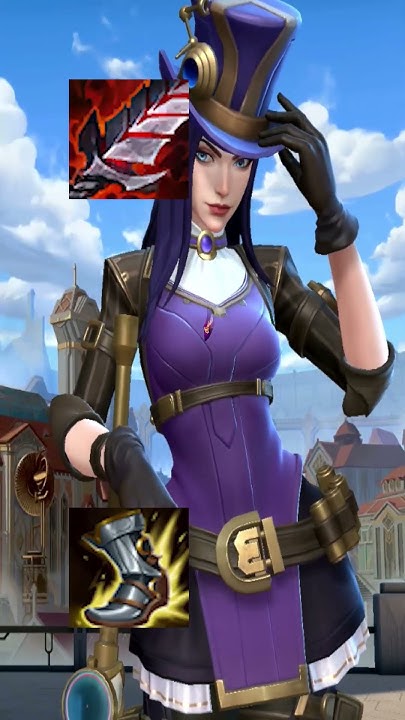 PRO BUILD | TOP 1 CAITLYN SERVER CHINA 🔫 | ADC | PARCHE 5.0C! #shorts - YouTube