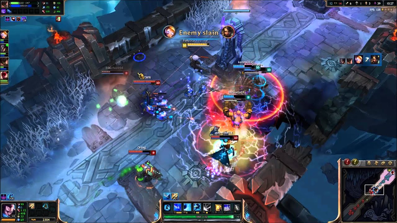 LoL Gameplay - A Completely Normal Mark Jump - YouTube