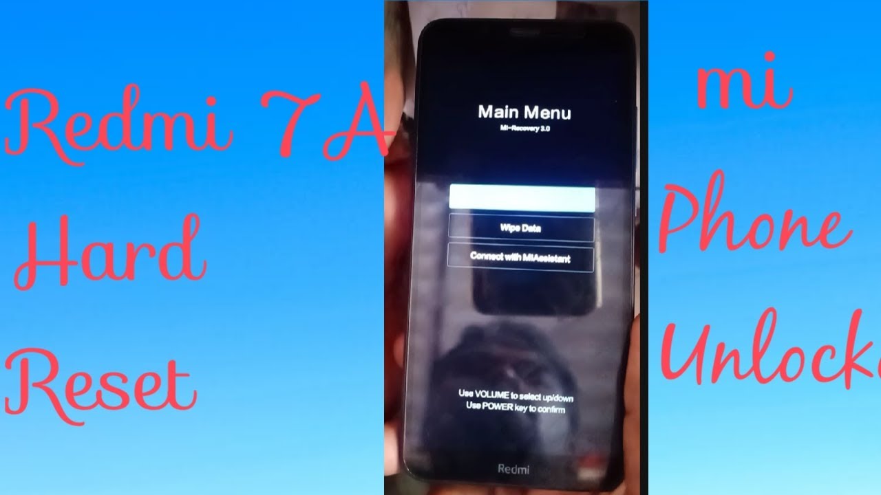 Redmi 7A Hard Reset,Pattern,Pin,Password,FRP Lock,Gmail lock Remove 100 ...