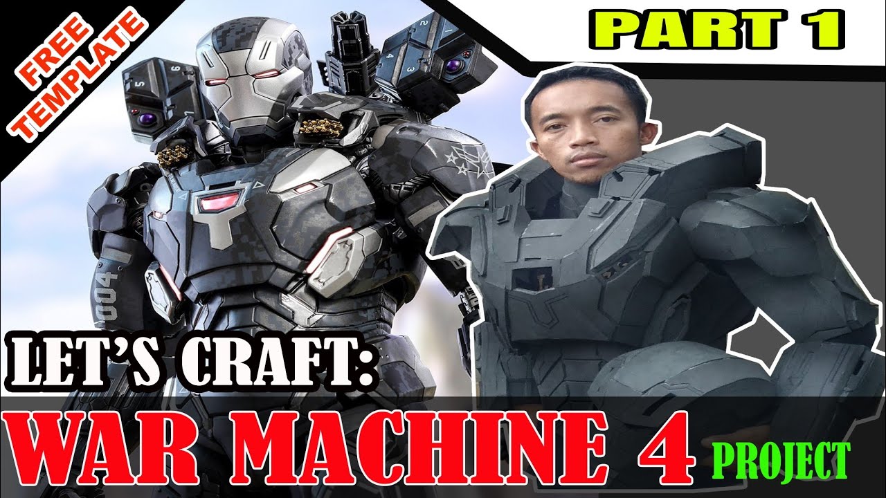 How to make: WAR MACHINE 4 || Part 1 HEAD - YouTube