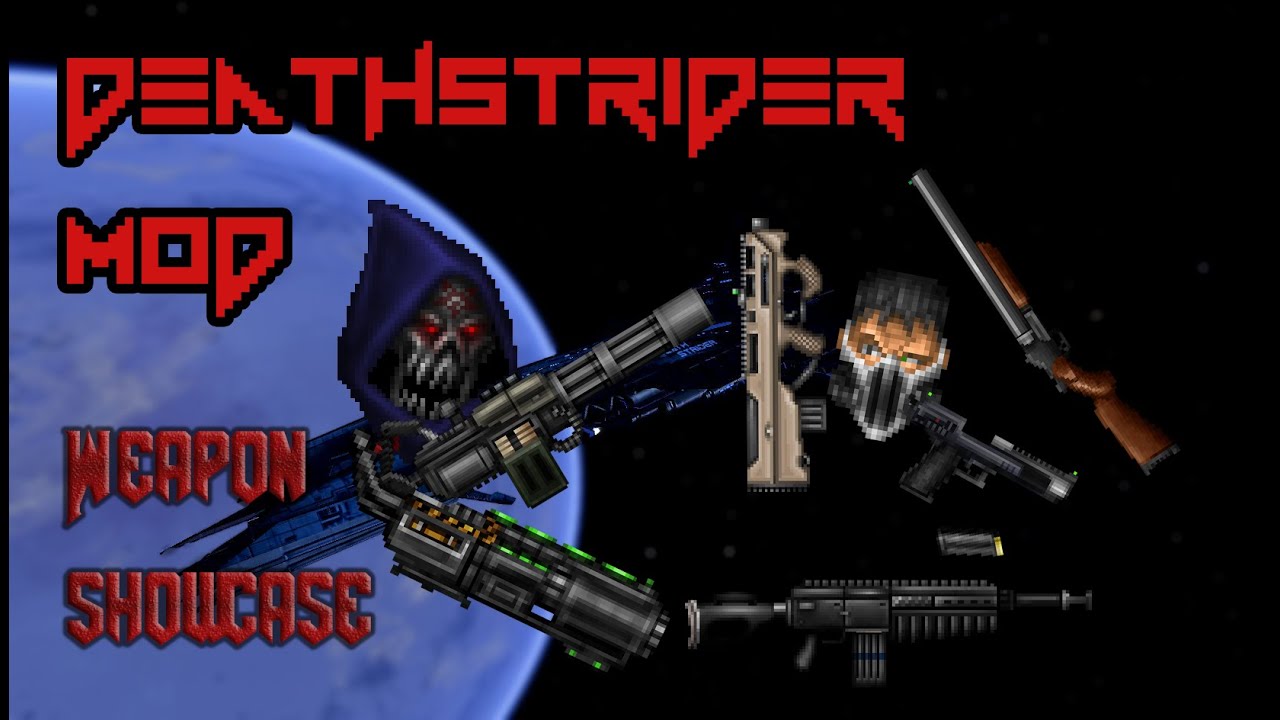 Deathstrider - Vanilla weapon showcase no upgrades (Doom II) - YouTube