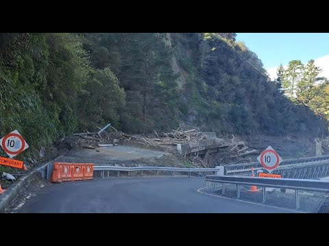 SH2 Wairoa to Napier road damage nearly 6 months on from Cyclone ...