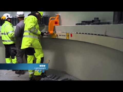 MBM Alignment Tool for tower flanges - YouTube