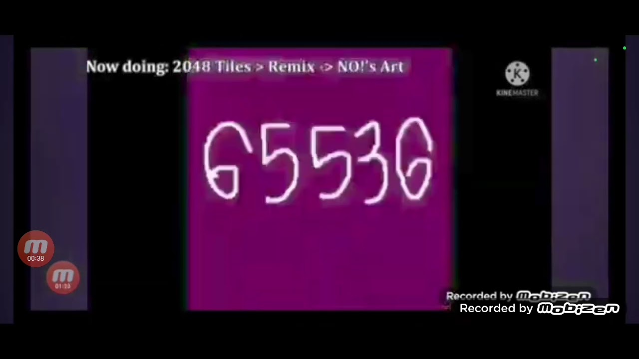 Every single 2048 Tile in 64x speed - YouTube