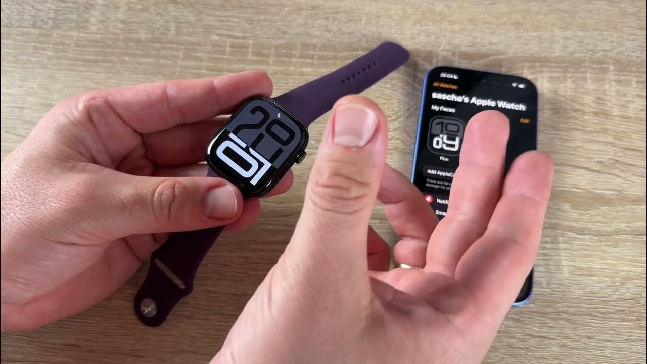How to use an Apple Watch series 10 smartwatch - Apple watchOS 11 basic ...