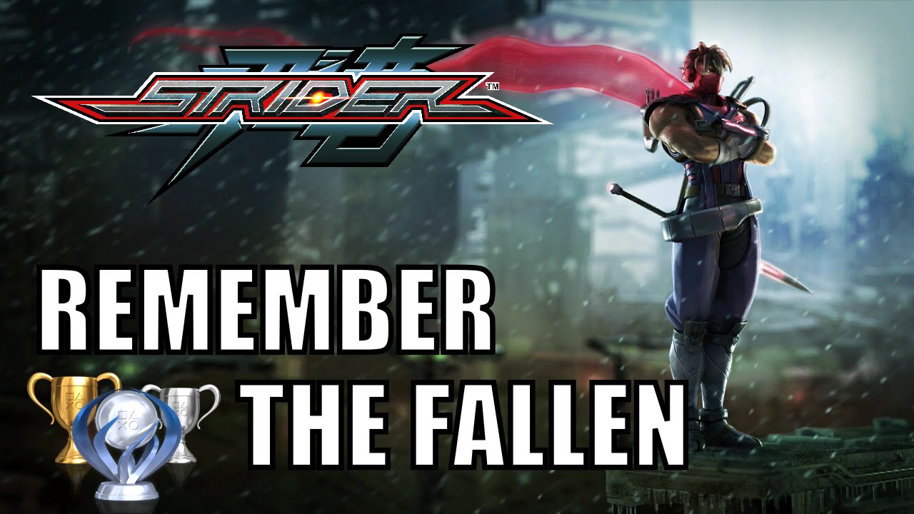 Strider Remember The Fallen Trophy PS4 PSN - YouTube